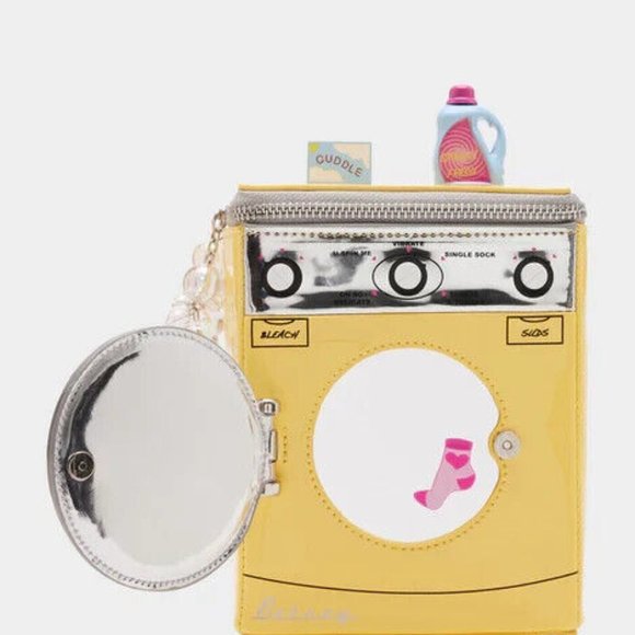 Betsey Johnson | Bags | Betsey Johnson Kitsch Spin Me Yellow Crossbody ...